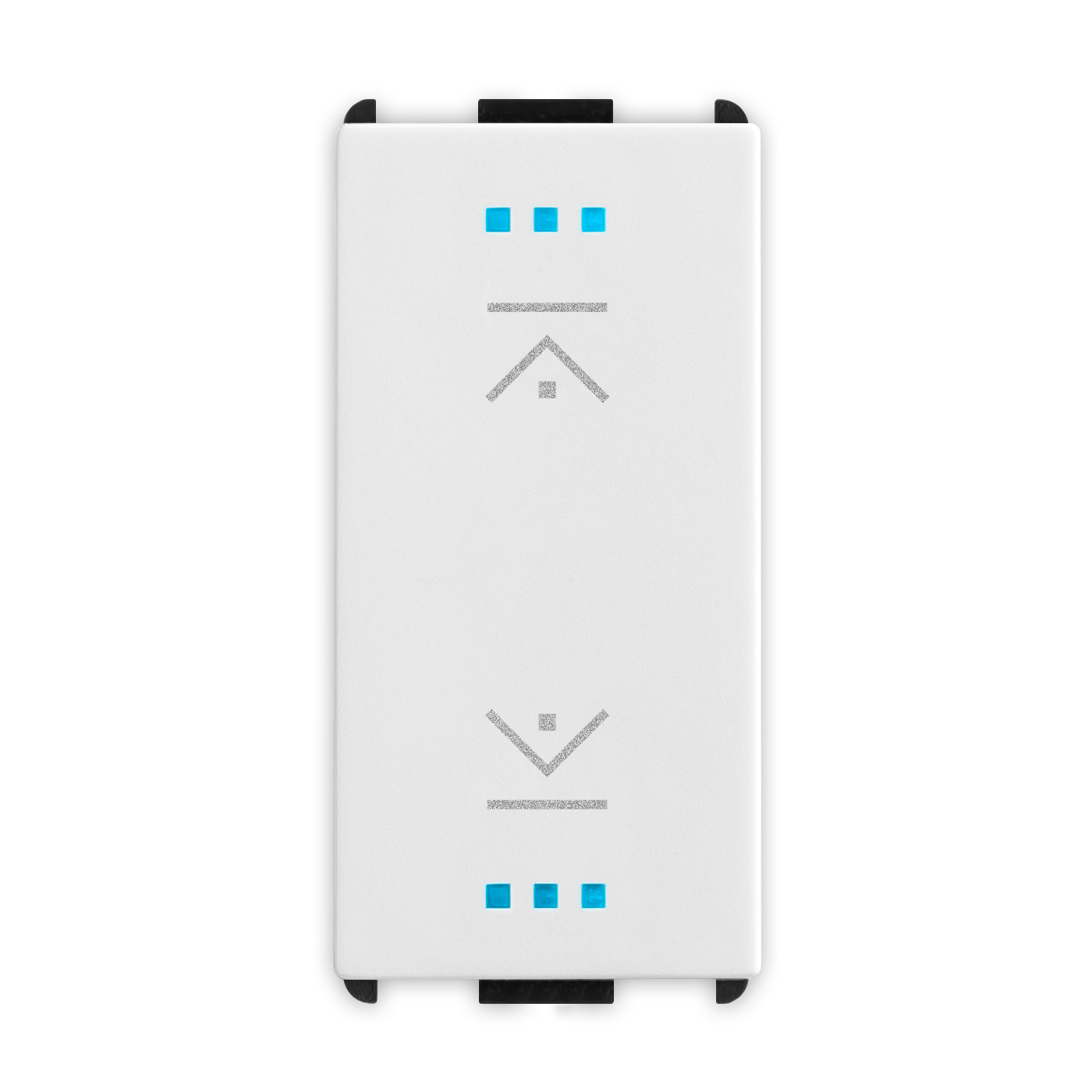 Double pushbutton with arrows, white - Master