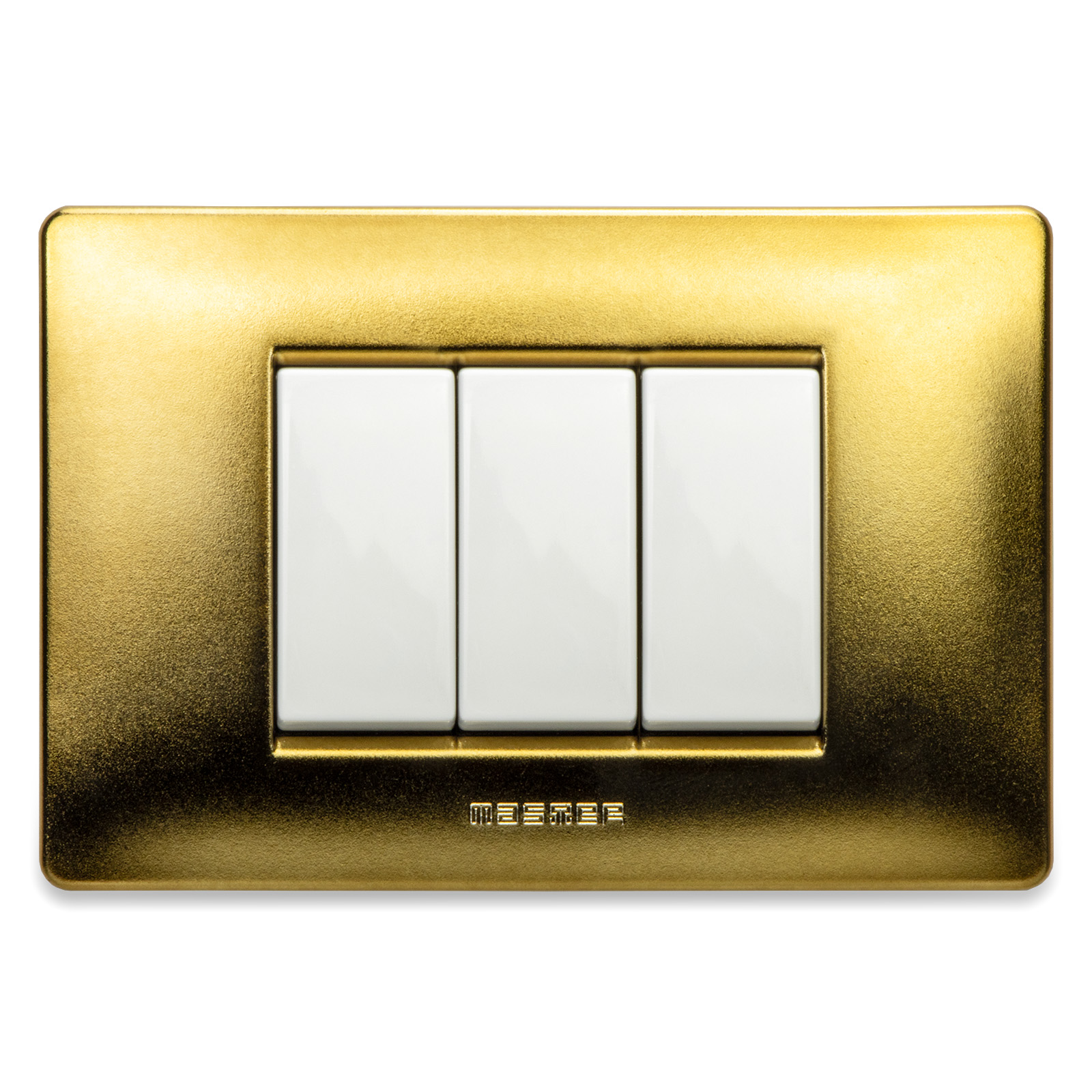 3 modules MIX plate, Dull Bronze - Master