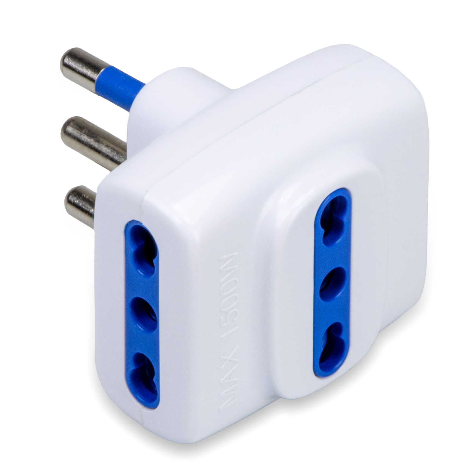 16A 2P+E Triple adaptor white - Master